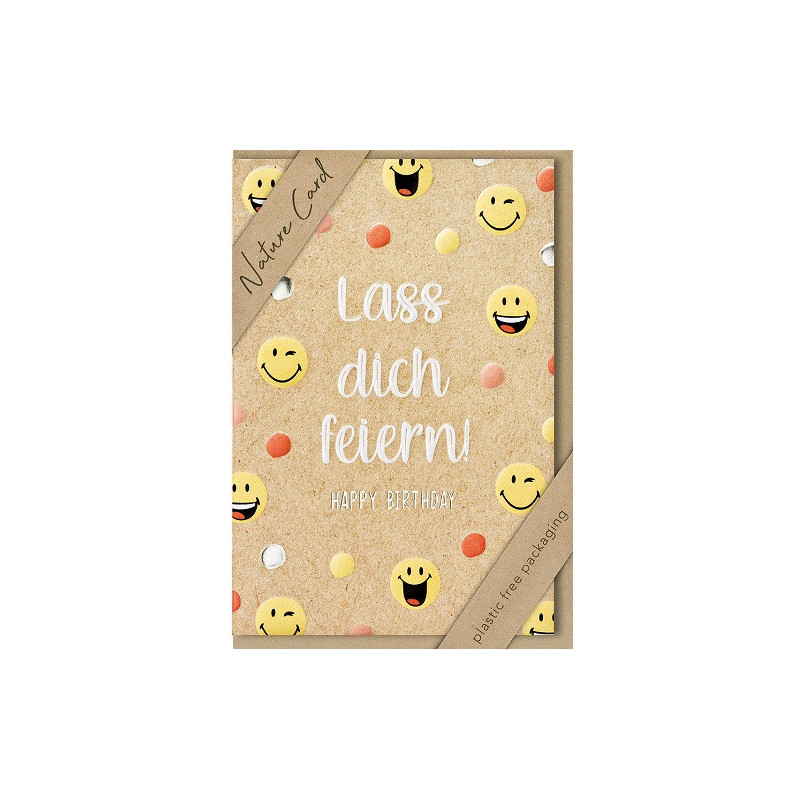 CARTE VOEUX BSB NATURE CARD HANDMADE COLLECTION